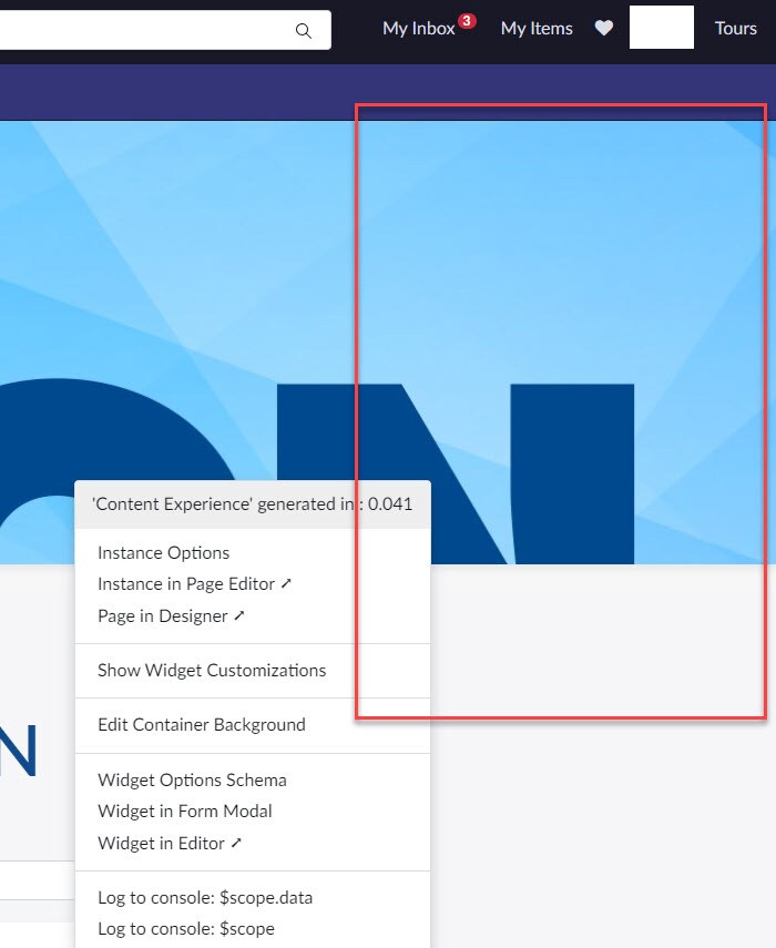 Solved: Content Experience Widget not displaying right han... - ServiceNow Community